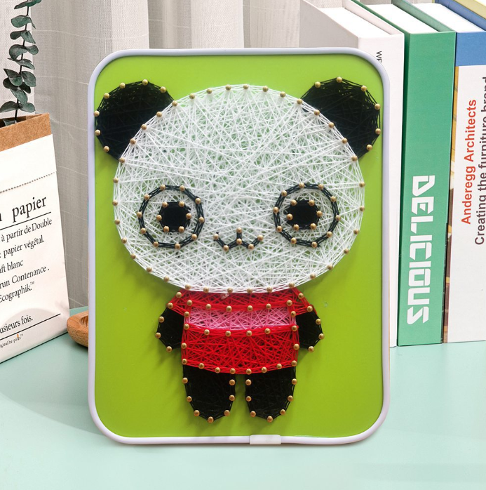 Panda String Art Kit with Stand. Simple Decorative DIY String Art Craf ...