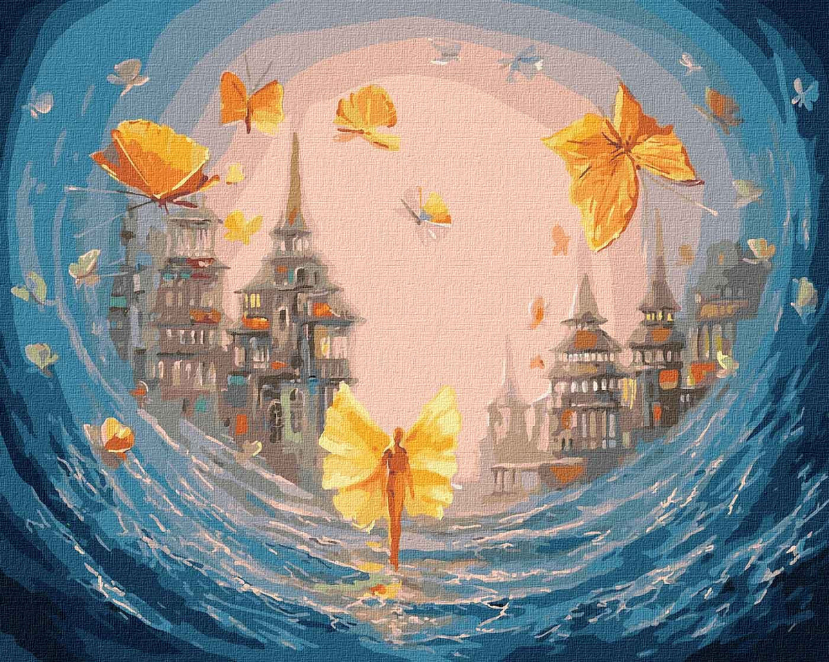Painting by Numbers kit Butterflies of the soul KHO5026 — cshobby