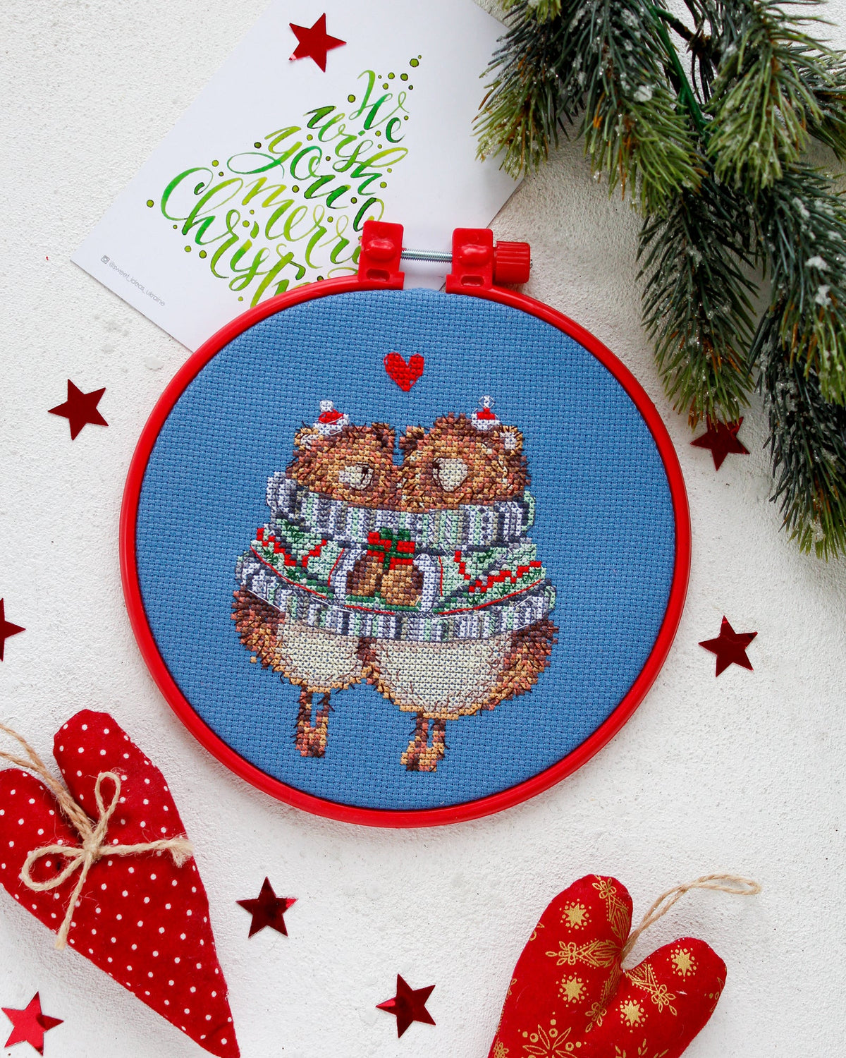 Cross stitch kit Give me a hug AHM-027 — cshobby