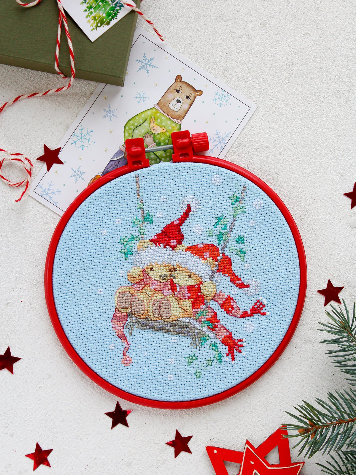 Cross stitch kit On the swing AHM-028 — cshobby