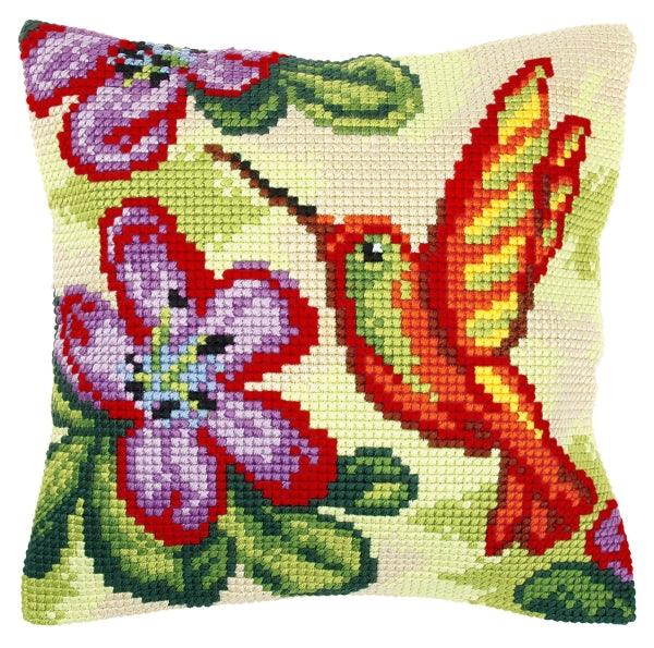 Needlepoint Cushion Kit "Humming bird" 9368 — cshobby